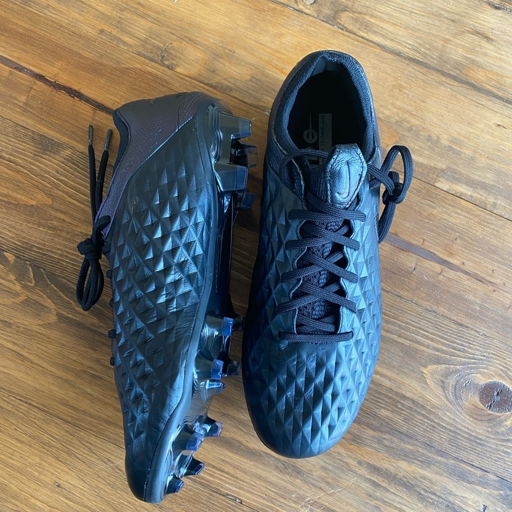 Nike Tiempo Legend 8 Elite Fg Black Soccer Cleats - Gem